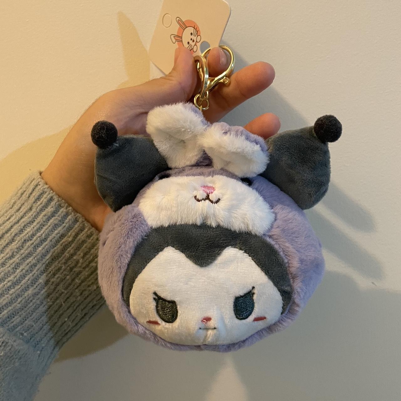 Sanrio keychain / coin bag Kuromi with rabbit hood -... - Depop