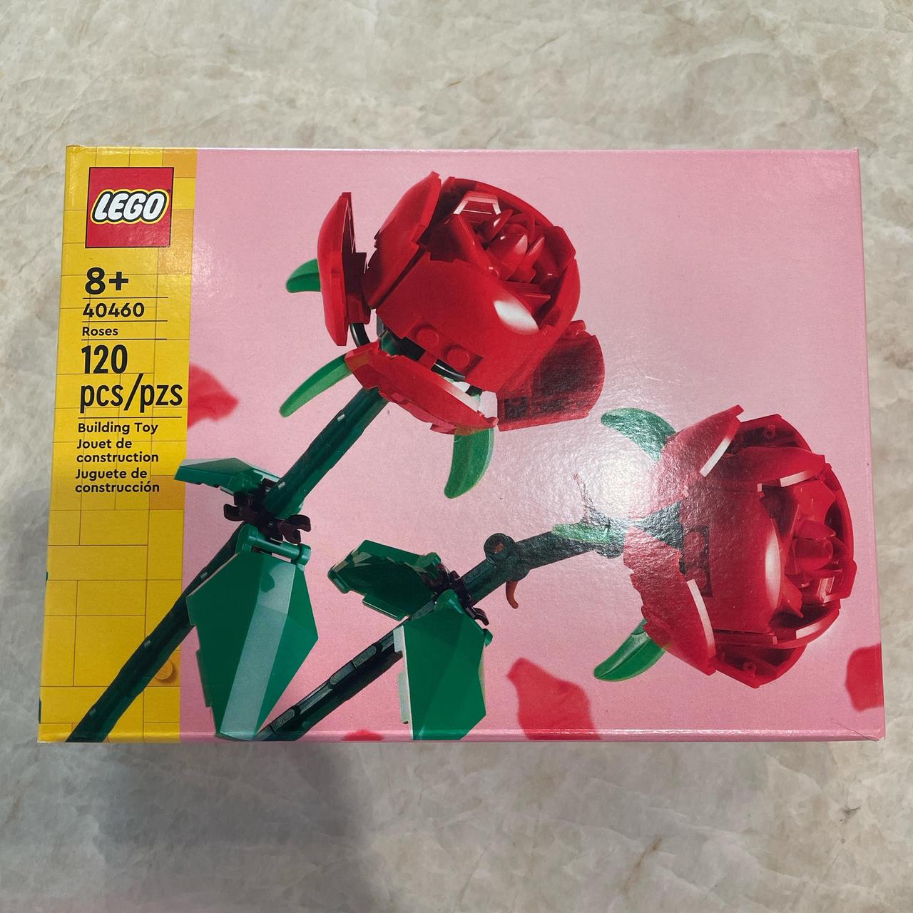 Lego Valentines rose set - 120 pieces, including 4... - Depop
