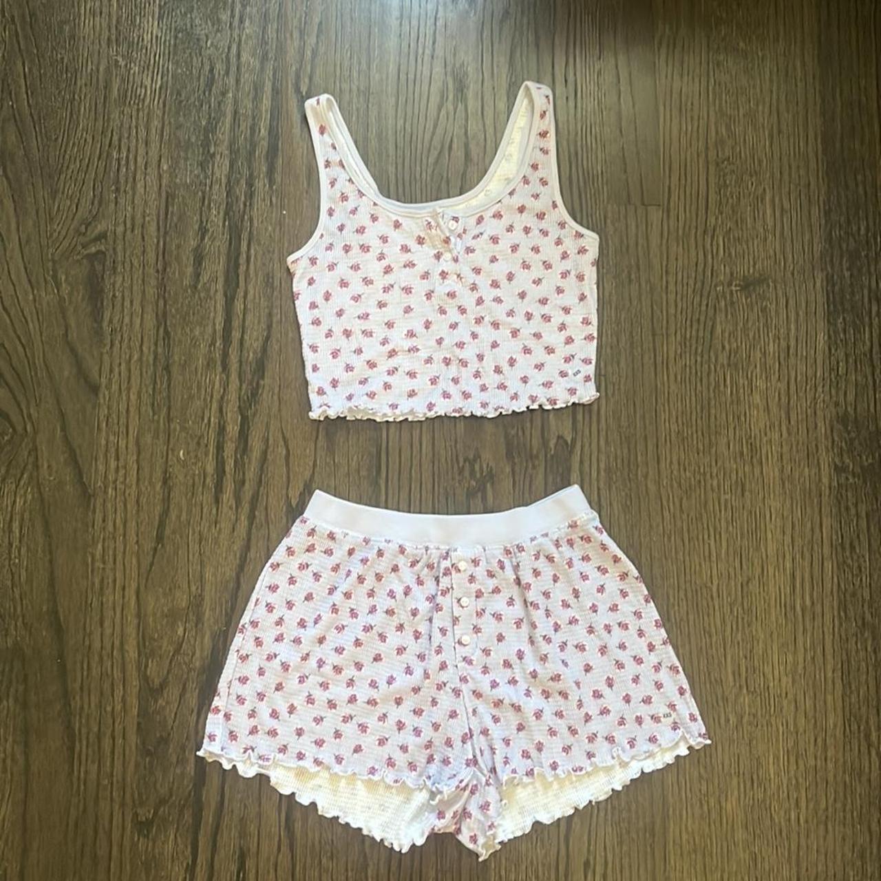 ribbed Aeropostale pajama set - Depop