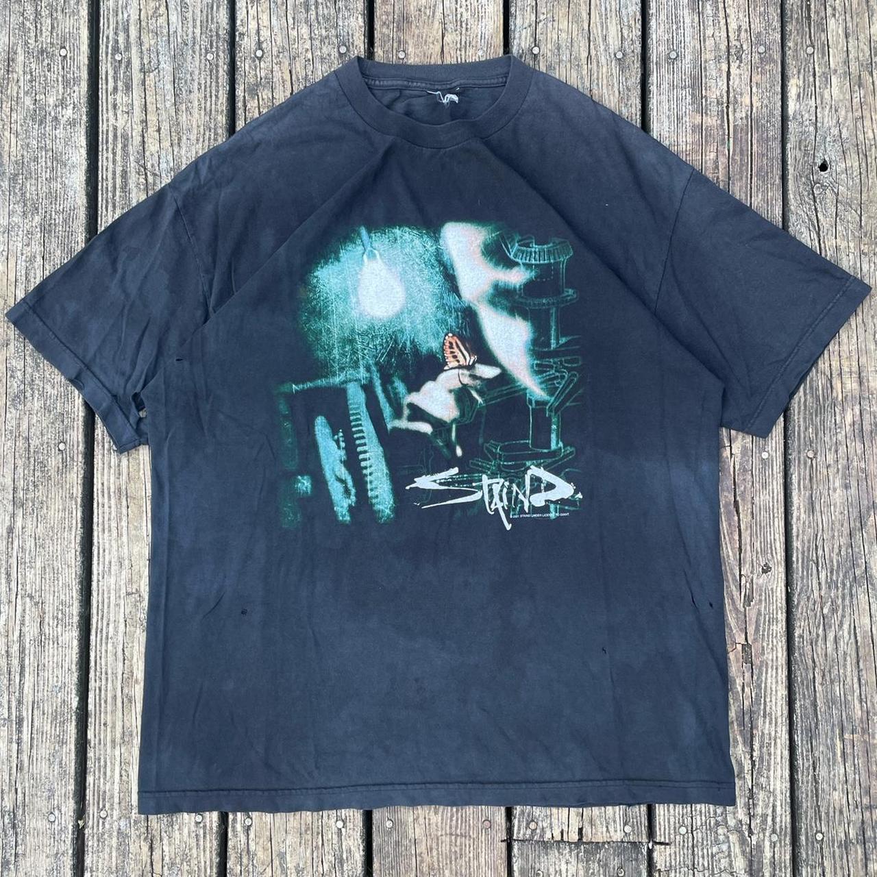 Vintage Staind Band Tee 2001 Staind Shirt / Cut... - Depop