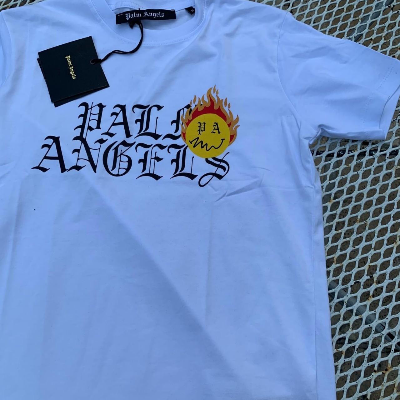 Palm angels sunny tee size M Tried on. Still has... - Depop
