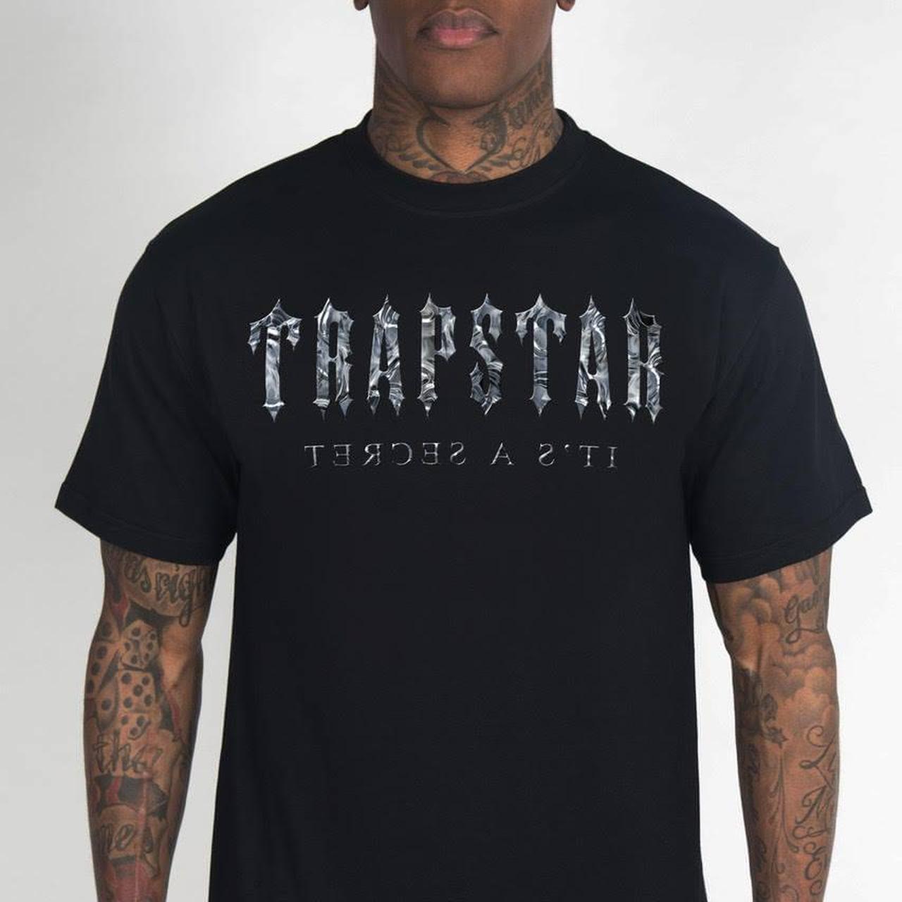 Trapstar Men's Black T-shirt | Depop