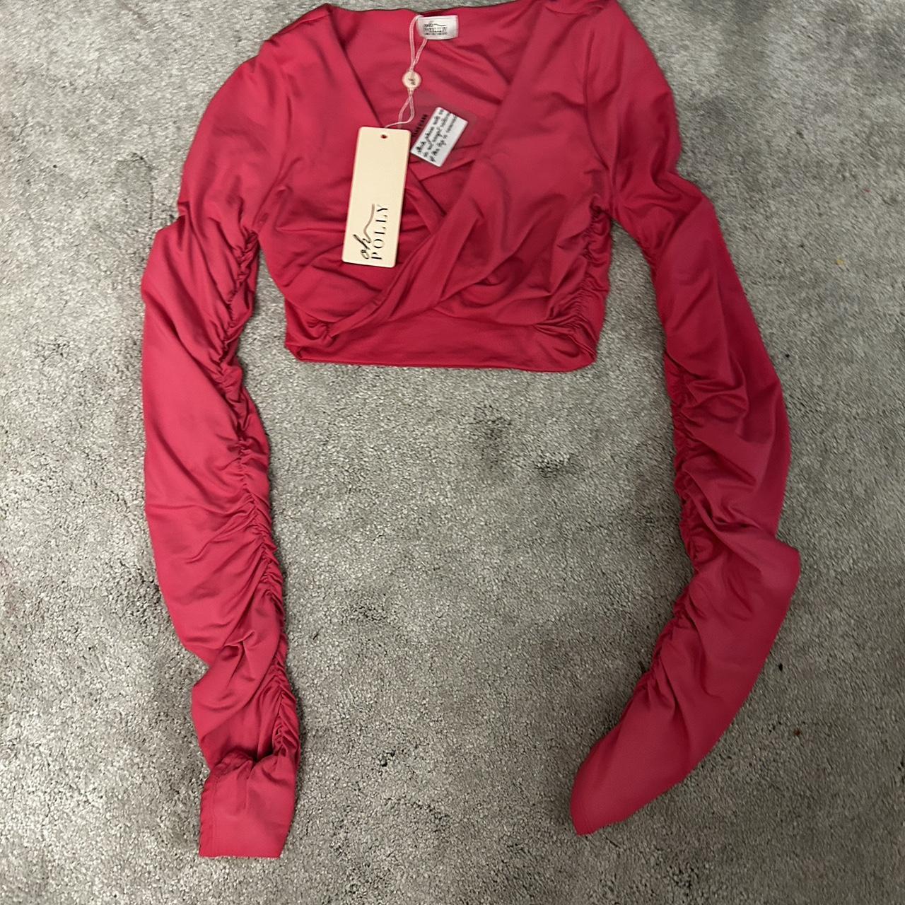 Oh Polly Hot Pink Cropped Top Tag Still On Never Depop