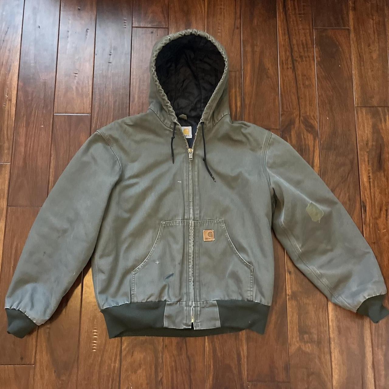 Vintage Green Carhartt Jacket (Other then a couple... - Depop