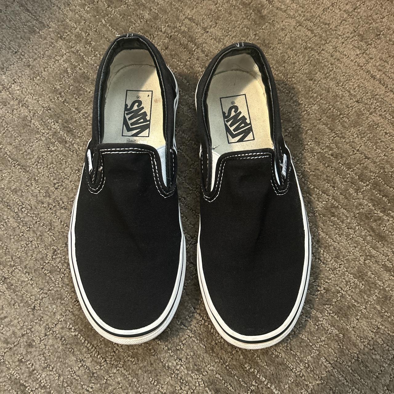Vans Women's Black Trainers | Depop