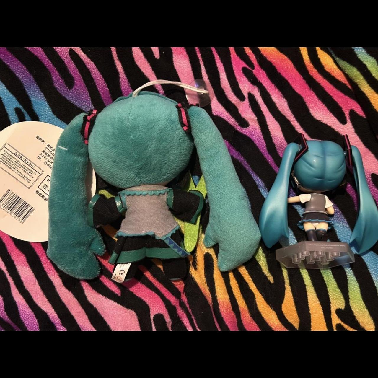hatsune miku bundle including miku plush with... | Depop