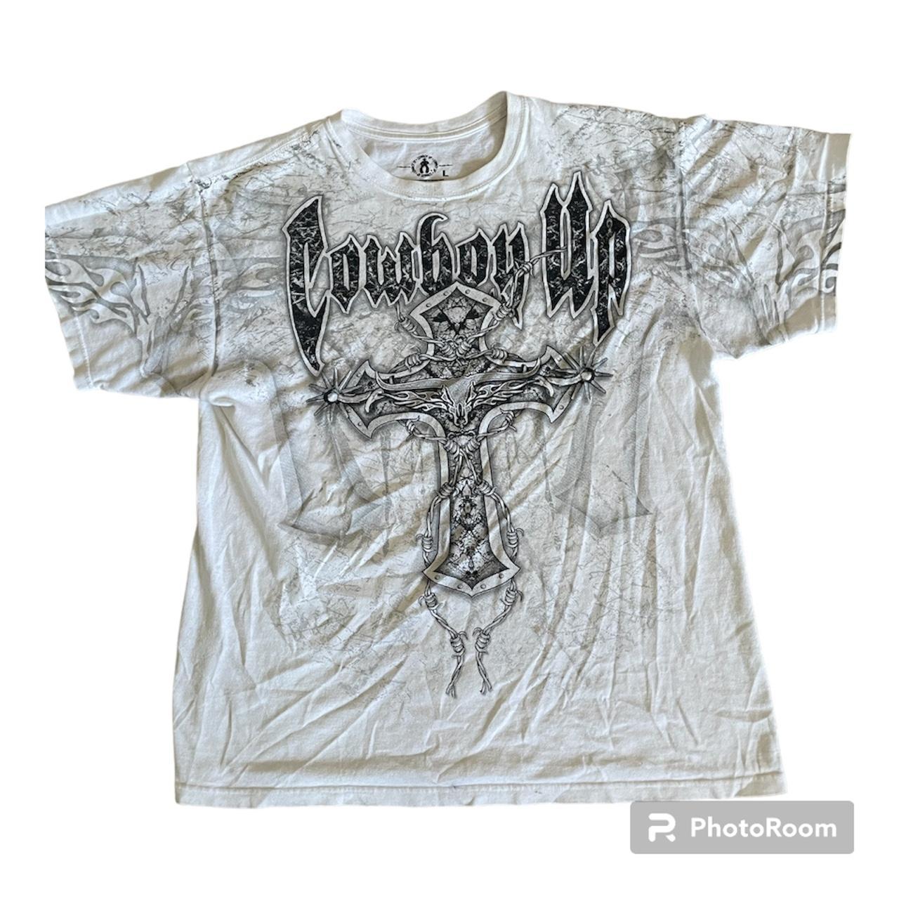 Affliction like tee Send offers Brand is cowboy... - Depop