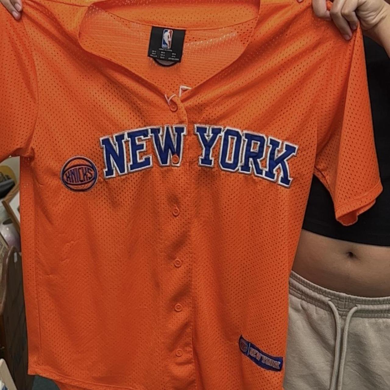 Orange basketball jersey in size small! Send... - Depop