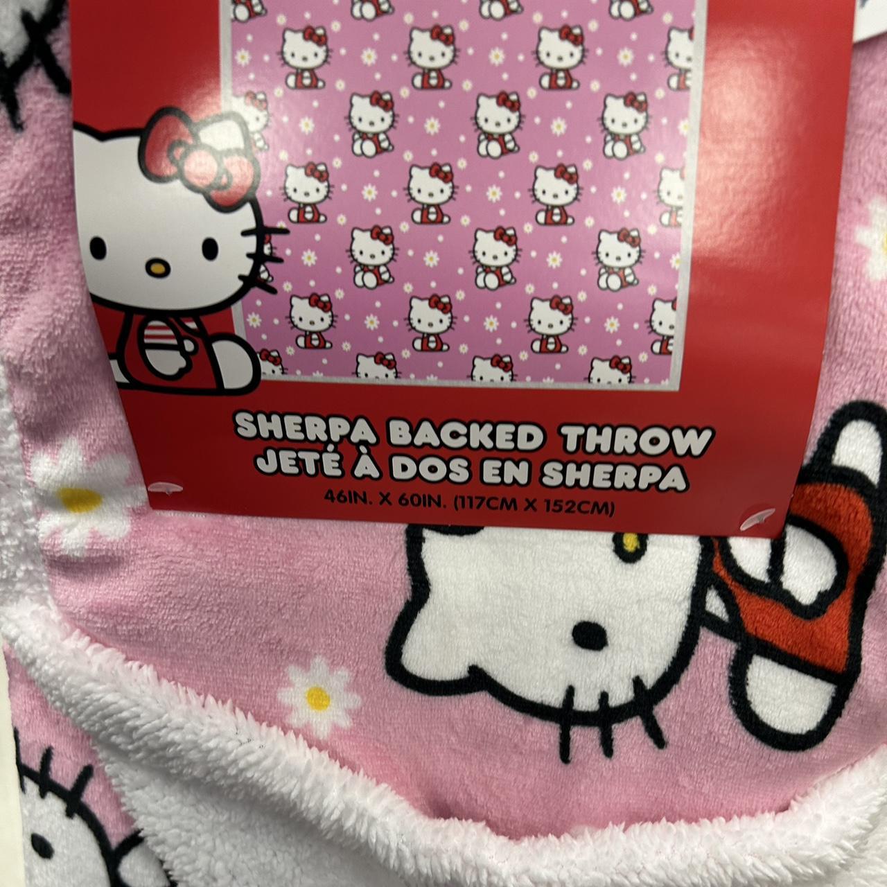 Brand new pink hello kitty blanket. 46 x 60 inches!... - Depop
