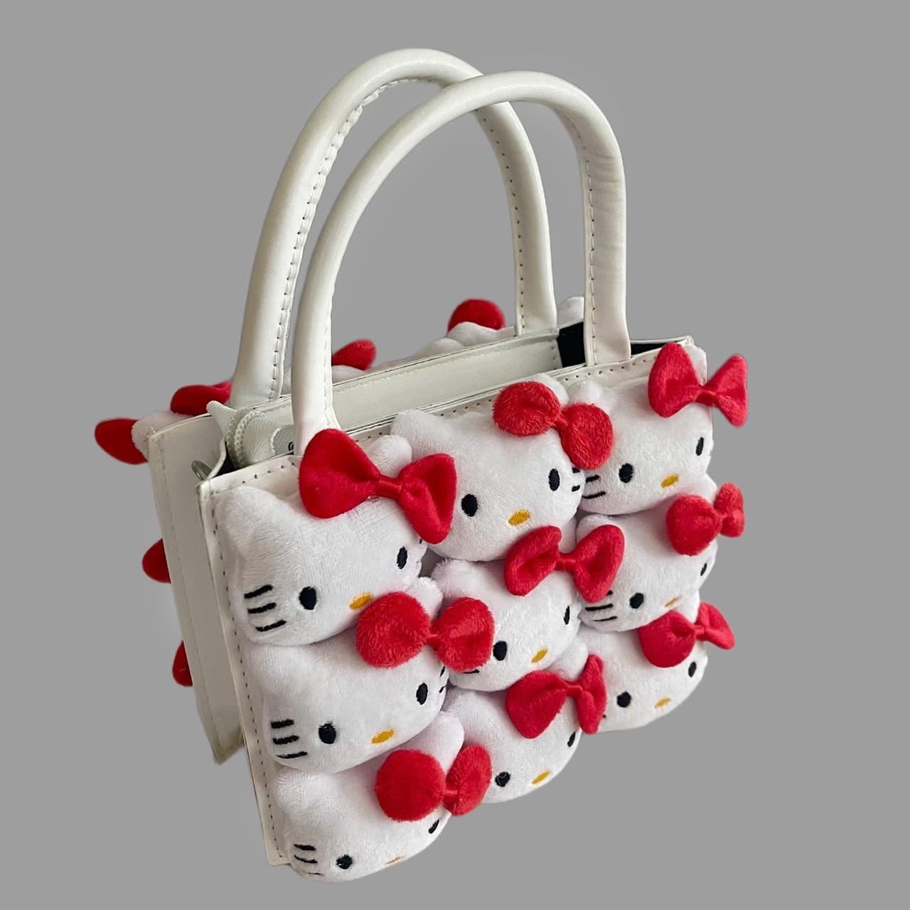 HELLO KITTY PLUSH PURSE ️ -CAN BE MADE WITH RED OR... - Depop