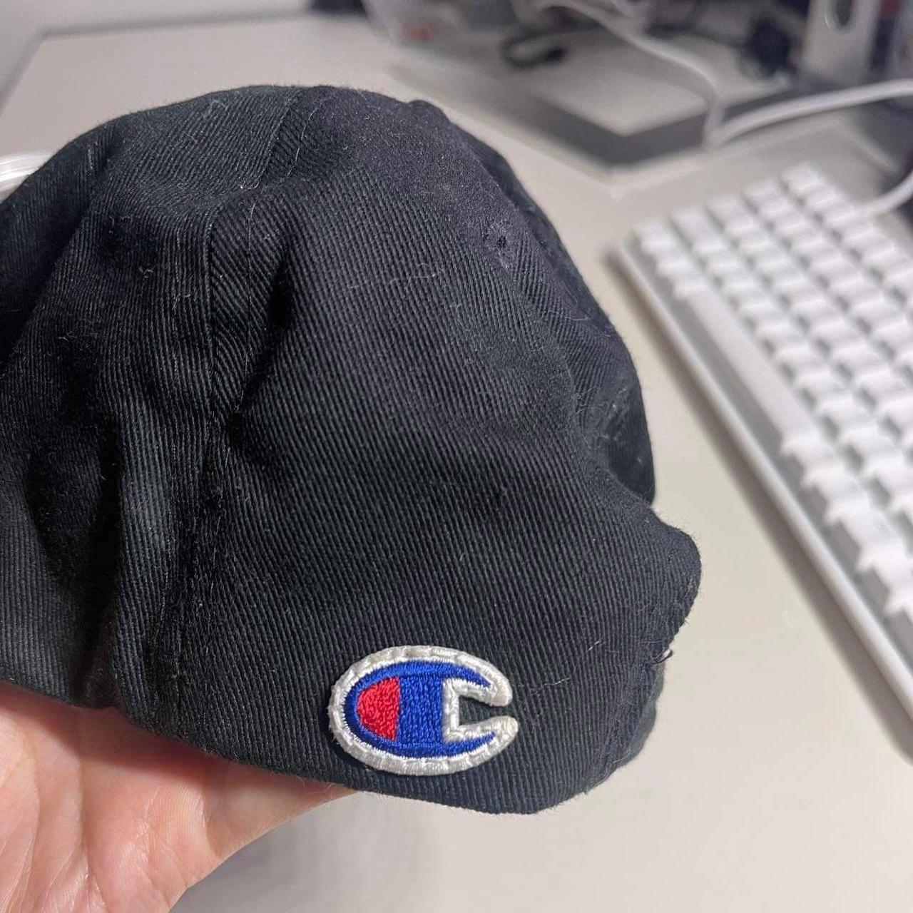 Black Champion hat - Depop