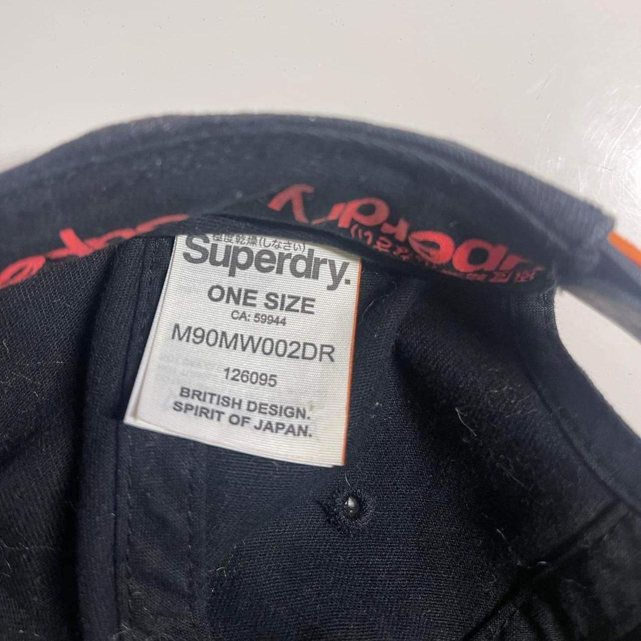 Black Superdry hat - Depop
