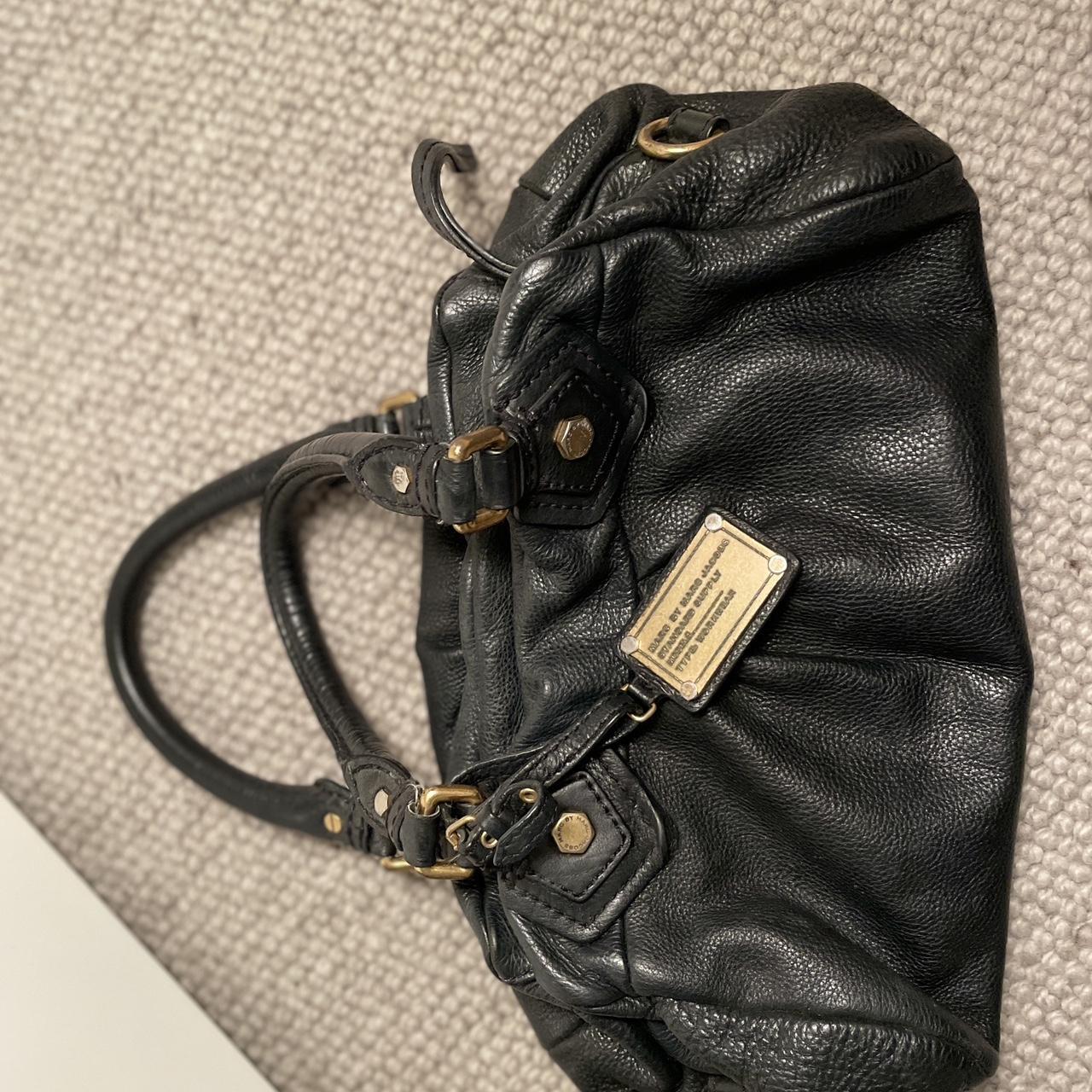 Marc Jacobs Classic Q leather handbag. Black. Well... - Depop