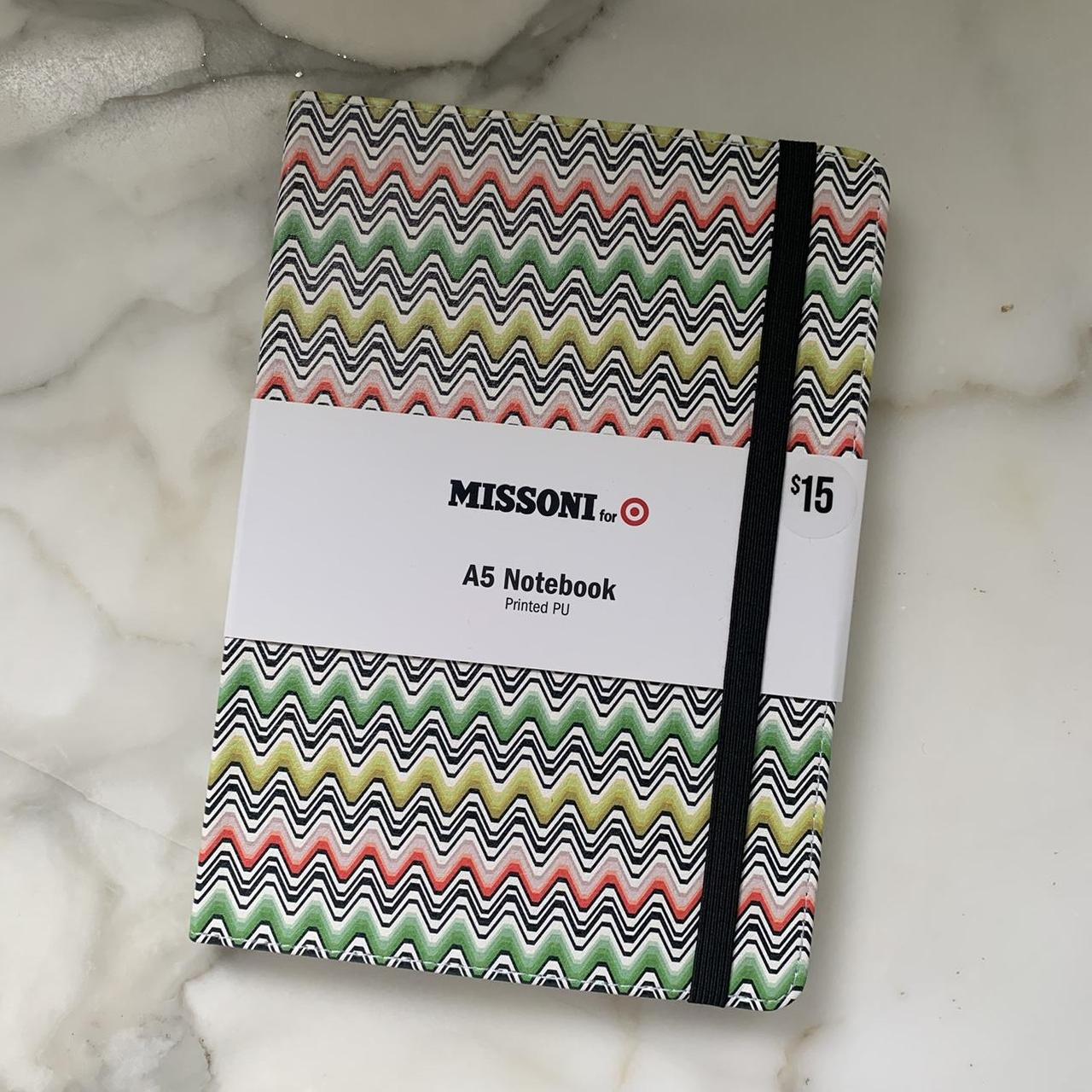 MISSONI A5 LINED NOTEBOOK One A5 sized notebook... - Depop