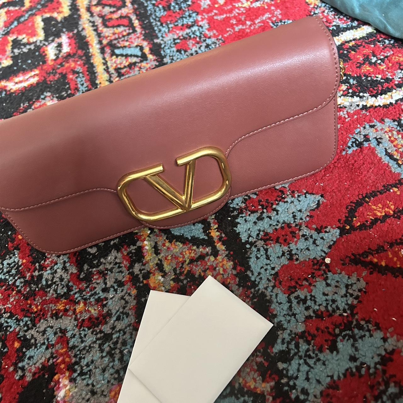 Valentino Loco Brown Leather Shoulder Bag. Elegant... | Depop