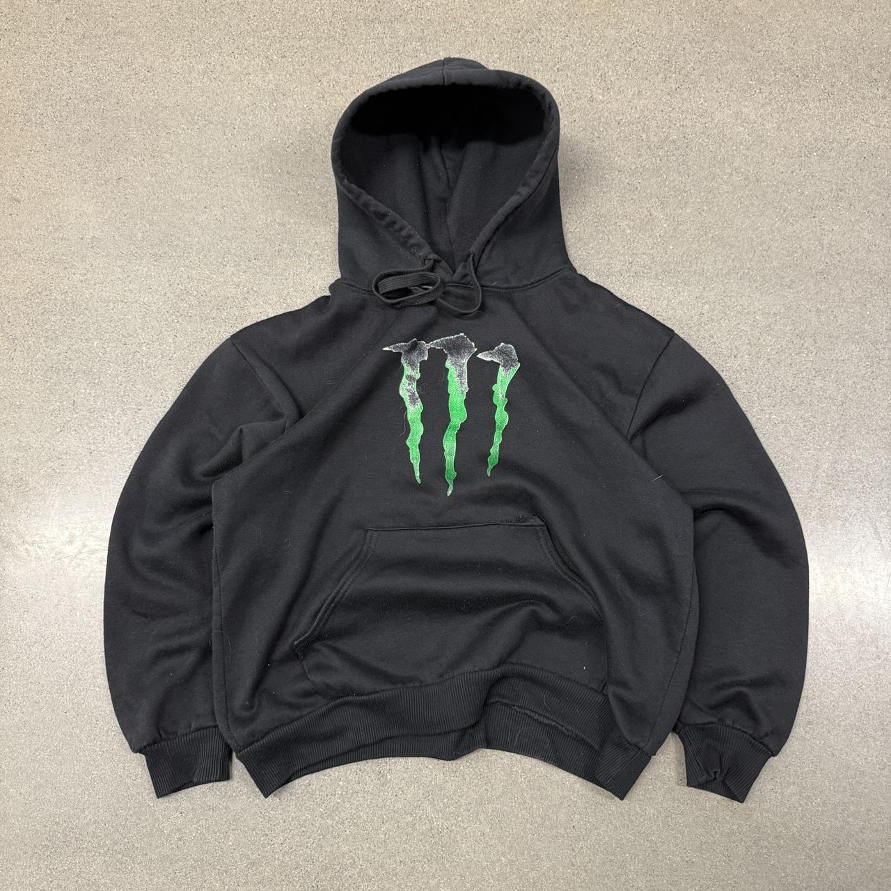vintage y2k monster x fox racing graphic... | Depop