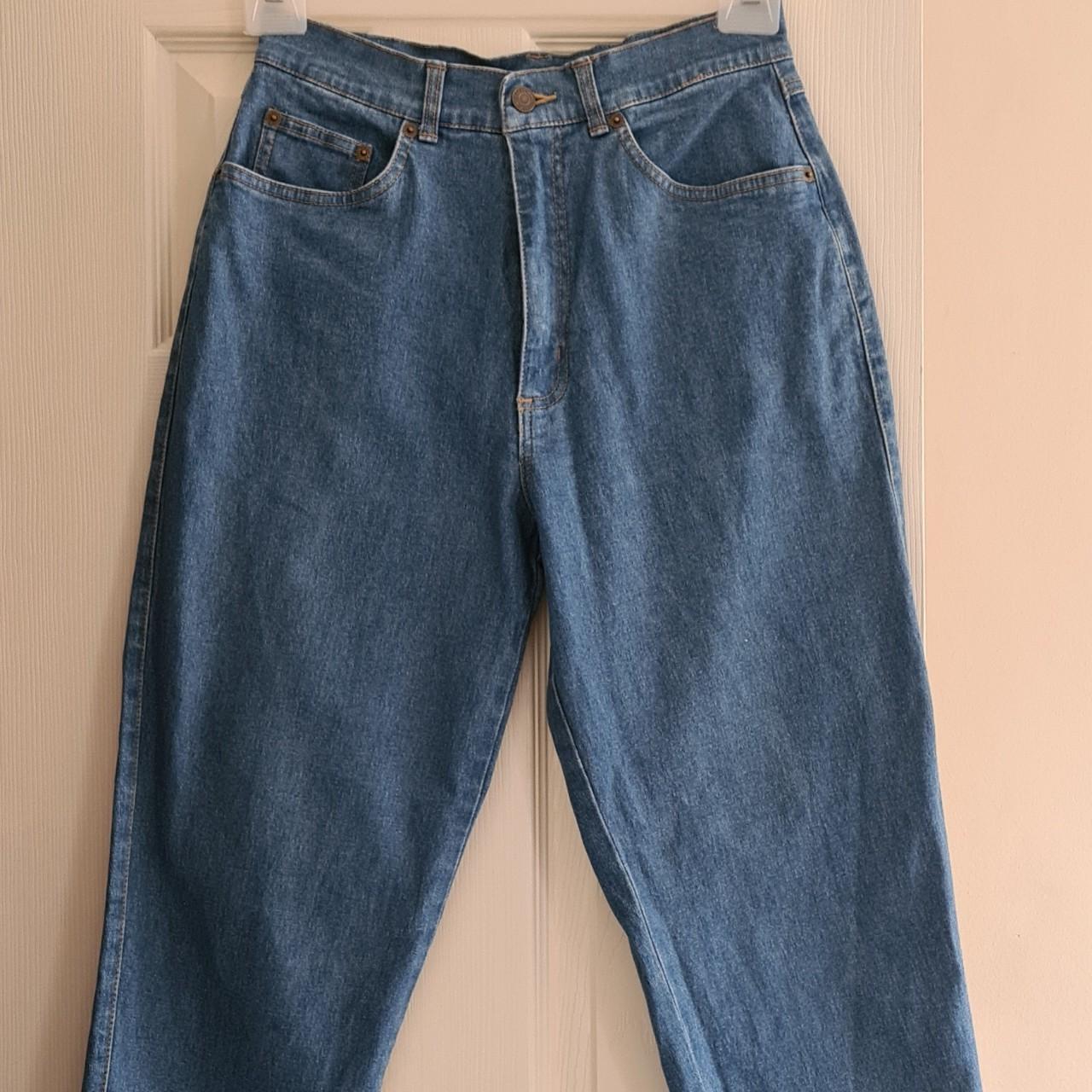 High-waist vintage jeans, second hand in excellent... - Depop