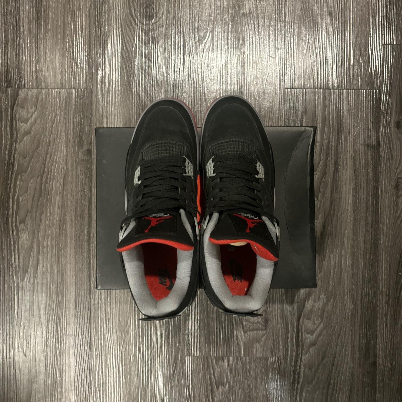 Jordan Bred 4s Worn once. Still looks brand... - Depop