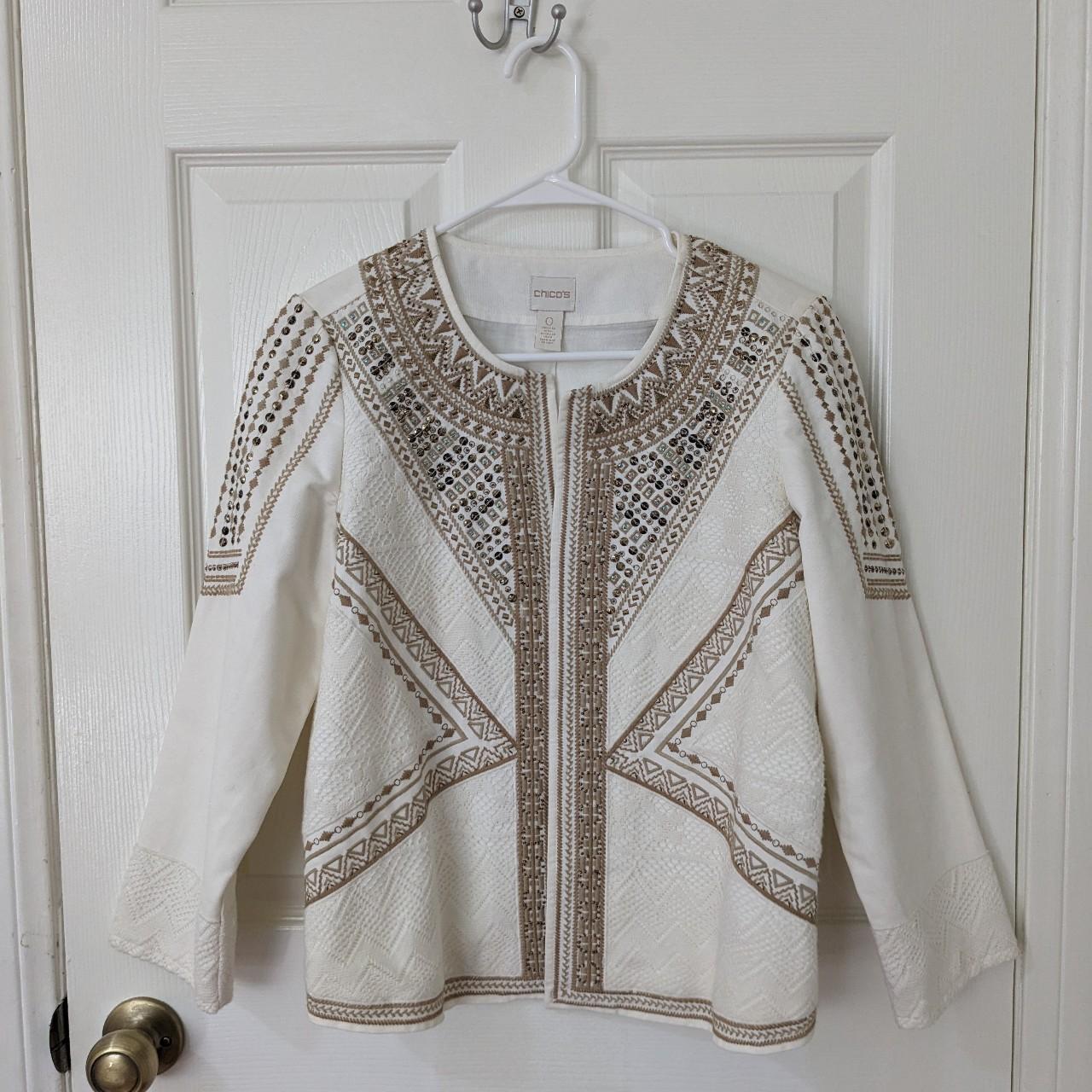 Chico's Jacket and Coat for women size 6 . Color... - Depop