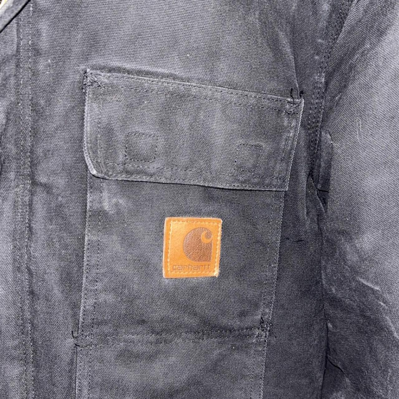 XL Charcoal Grey Carhartt jacket Dm with... | Depop