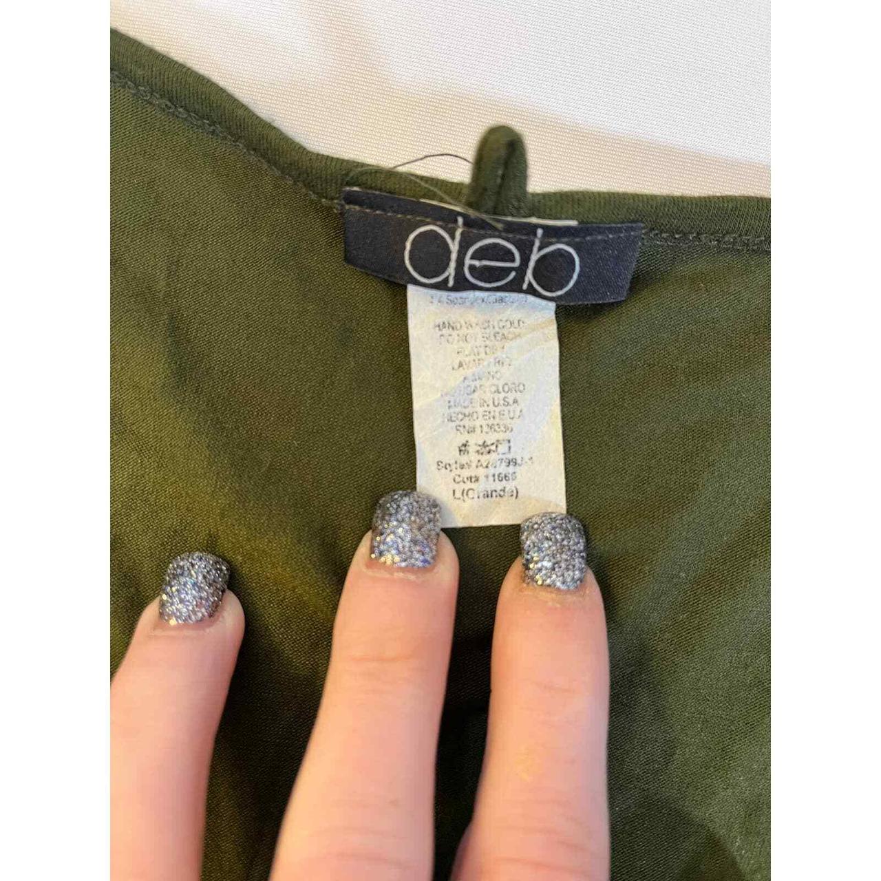 VTG Vintage Boho Green Top with Fringe on Sleeves... - Depop