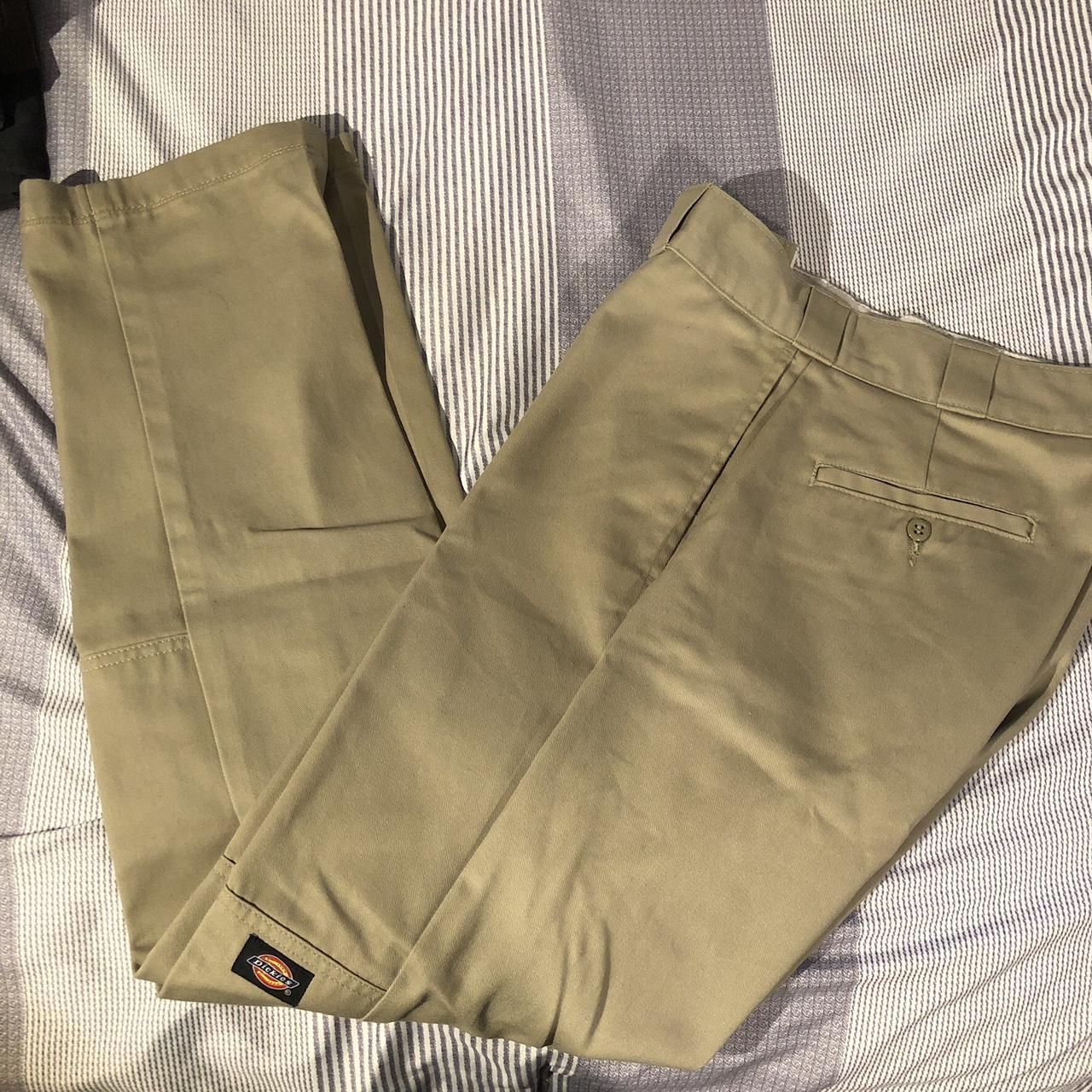 Dickies Men's Khaki Trousers | Depop