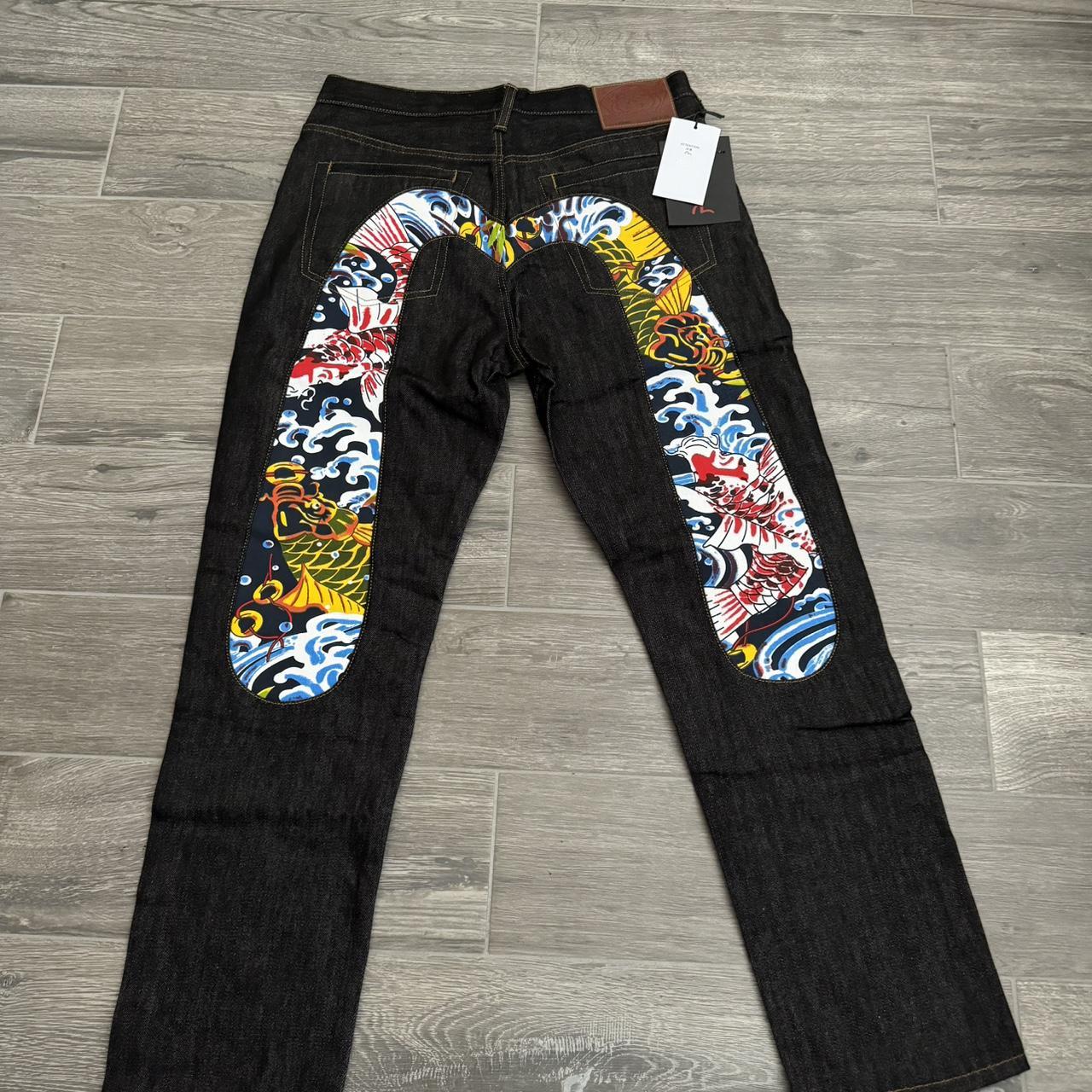 Evisu Jeans Size 33x34 Brand new - Depop