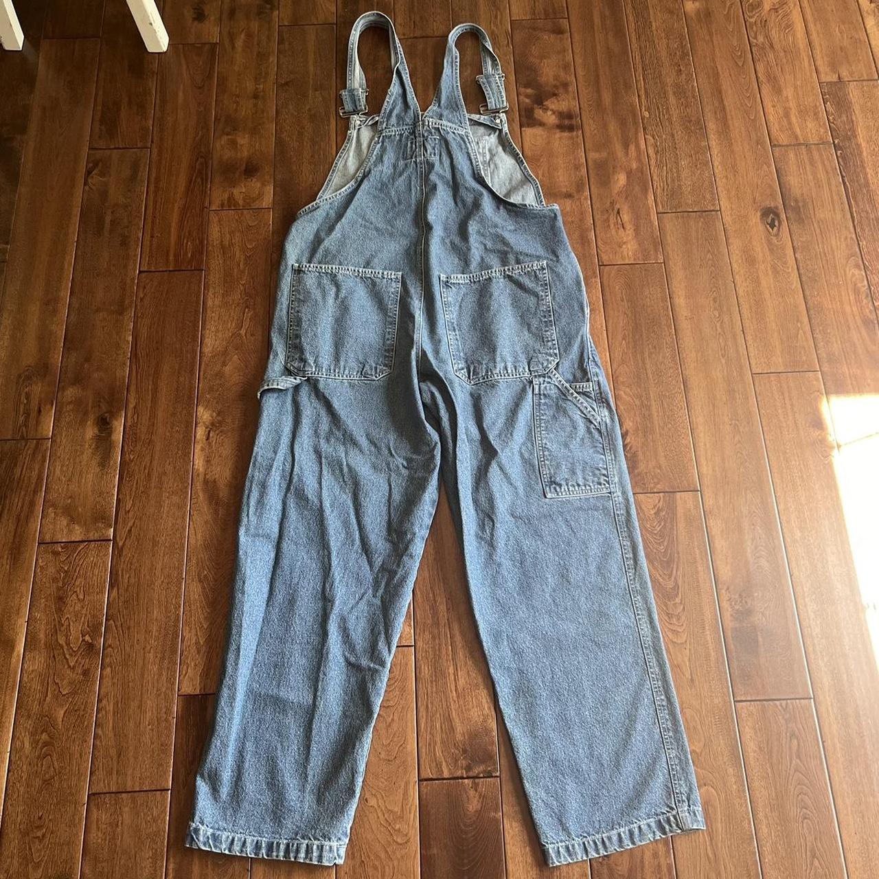 Faded Glory Denim Overalls - Nice light wash - Big... - Depop