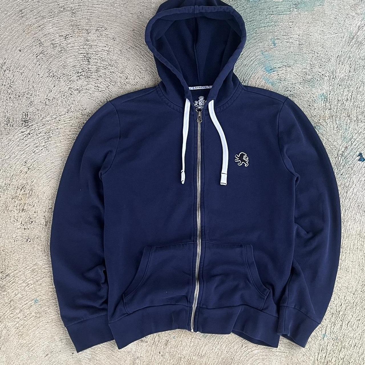 Express zip up hoodie. similar to the polo zip up... - Depop