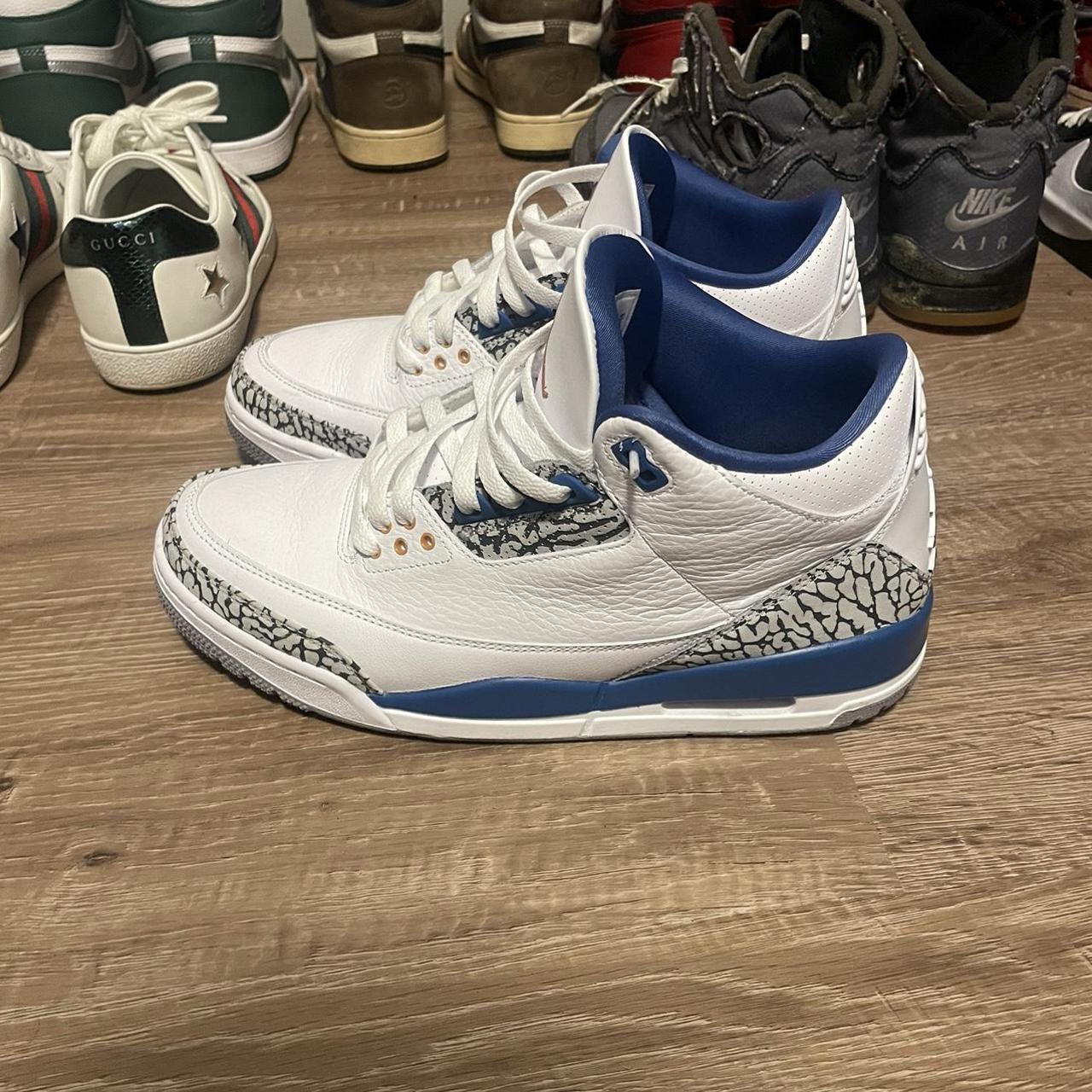 JORDAN 3 RETRO WIZARDS SIZE - 9.5 COMES WITH... - Depop