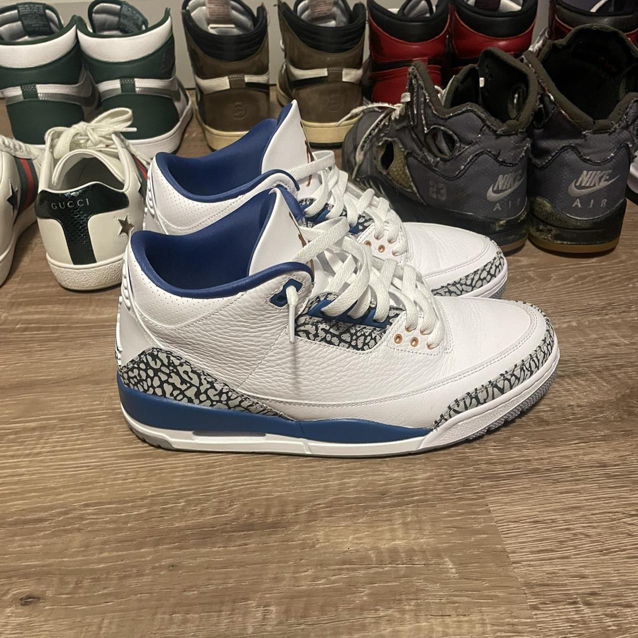 JORDAN 3 RETRO WIZARDS SIZE - 9.5 COMES WITH... - Depop