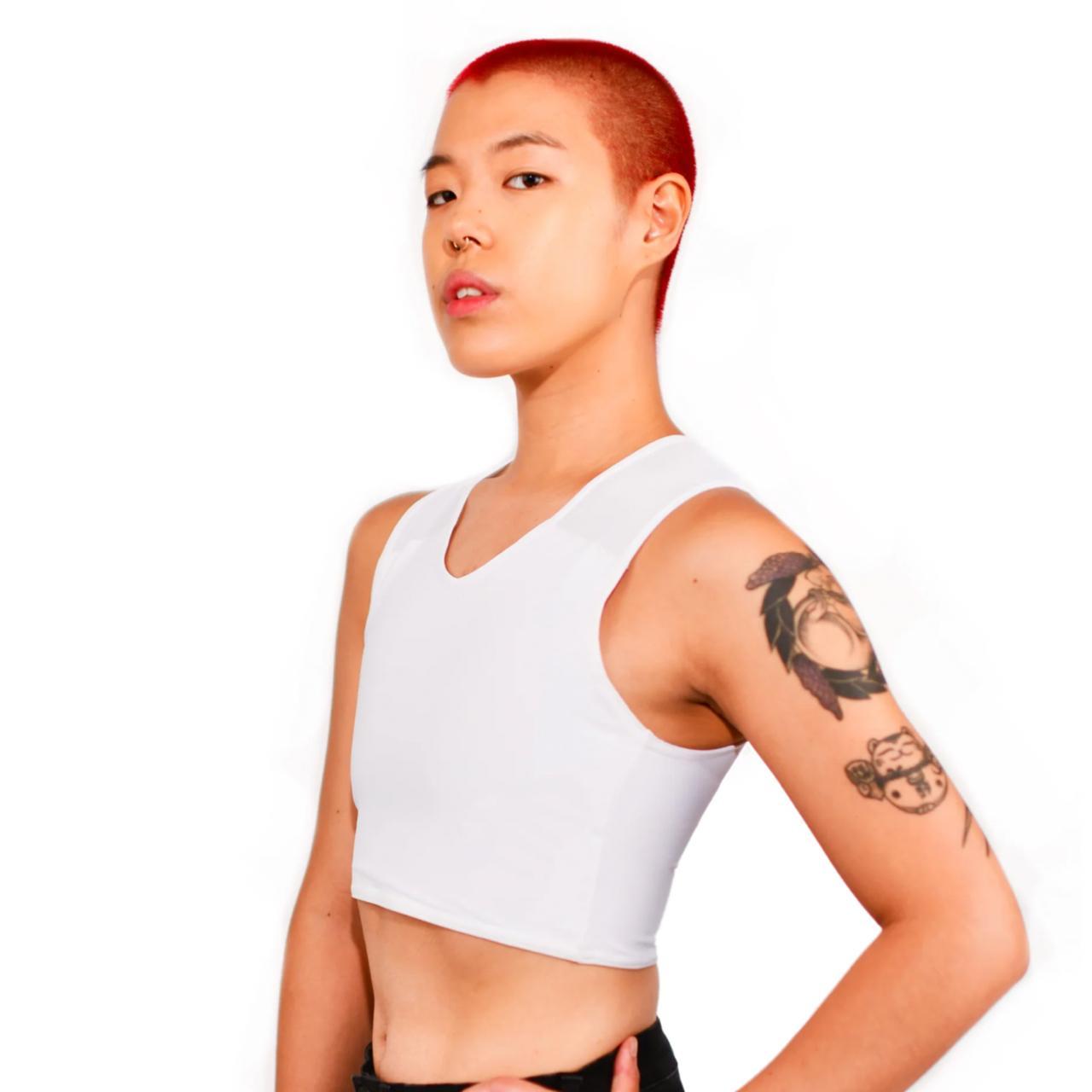 ﾟﾟ･NEW!･ﾟﾟ･｡ white binder, chest binder. is... - Depop