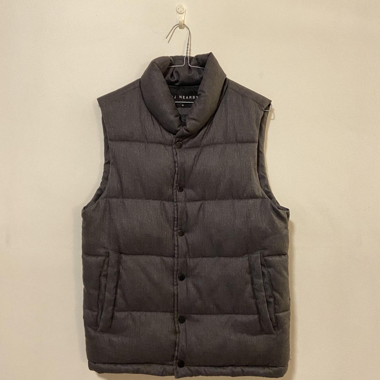 Men Slim Fit Puffer Vest Brand: TBJ Nearby (Korean... - Depop