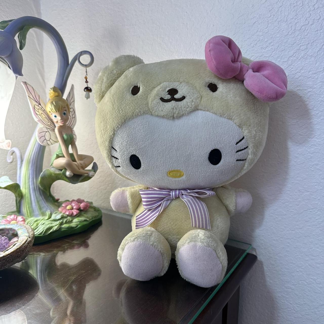 hello kitty in a bear costume plushy !! the cutest... - Depop