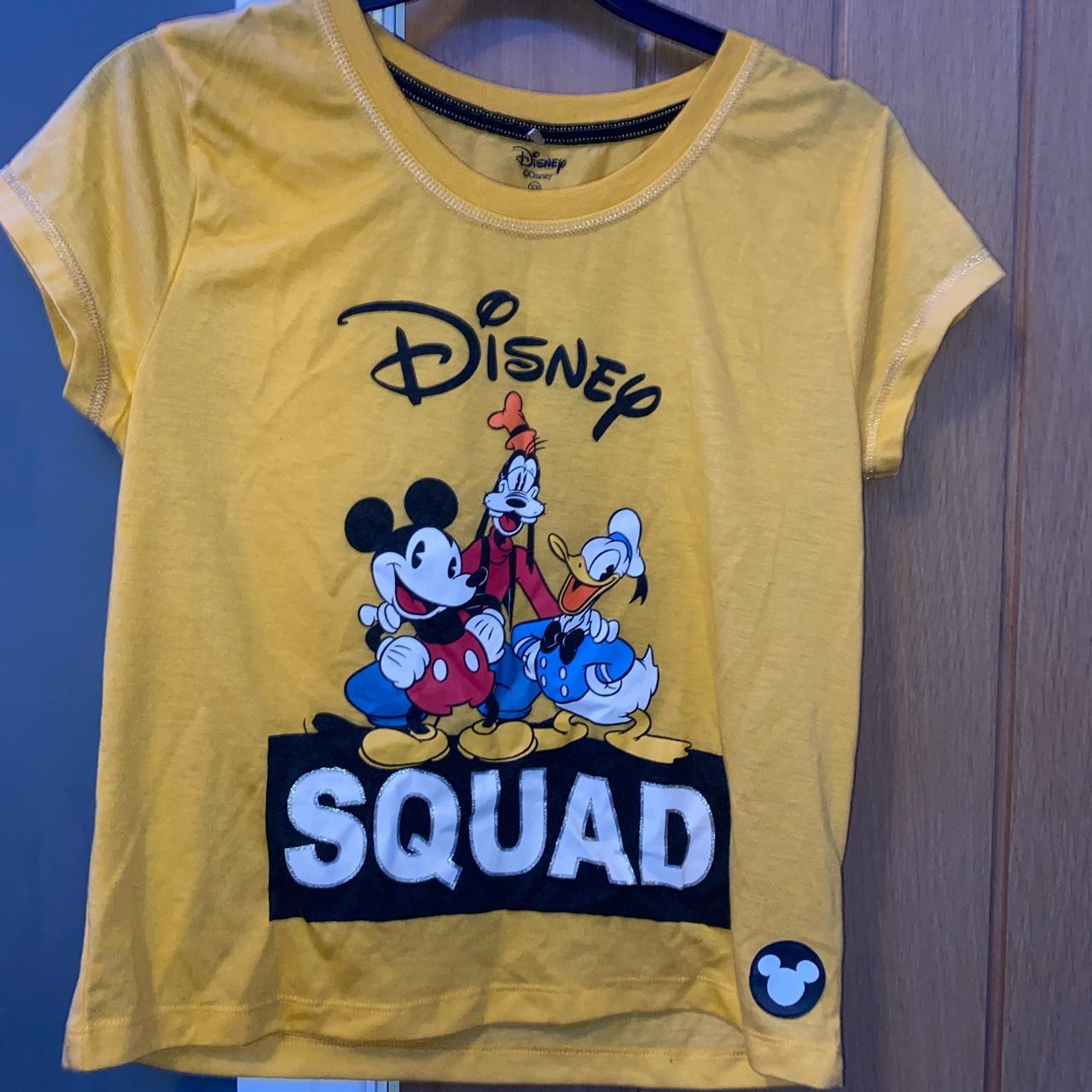 Yellow Disney squad pyjama top in size xs. Suitable... - Depop