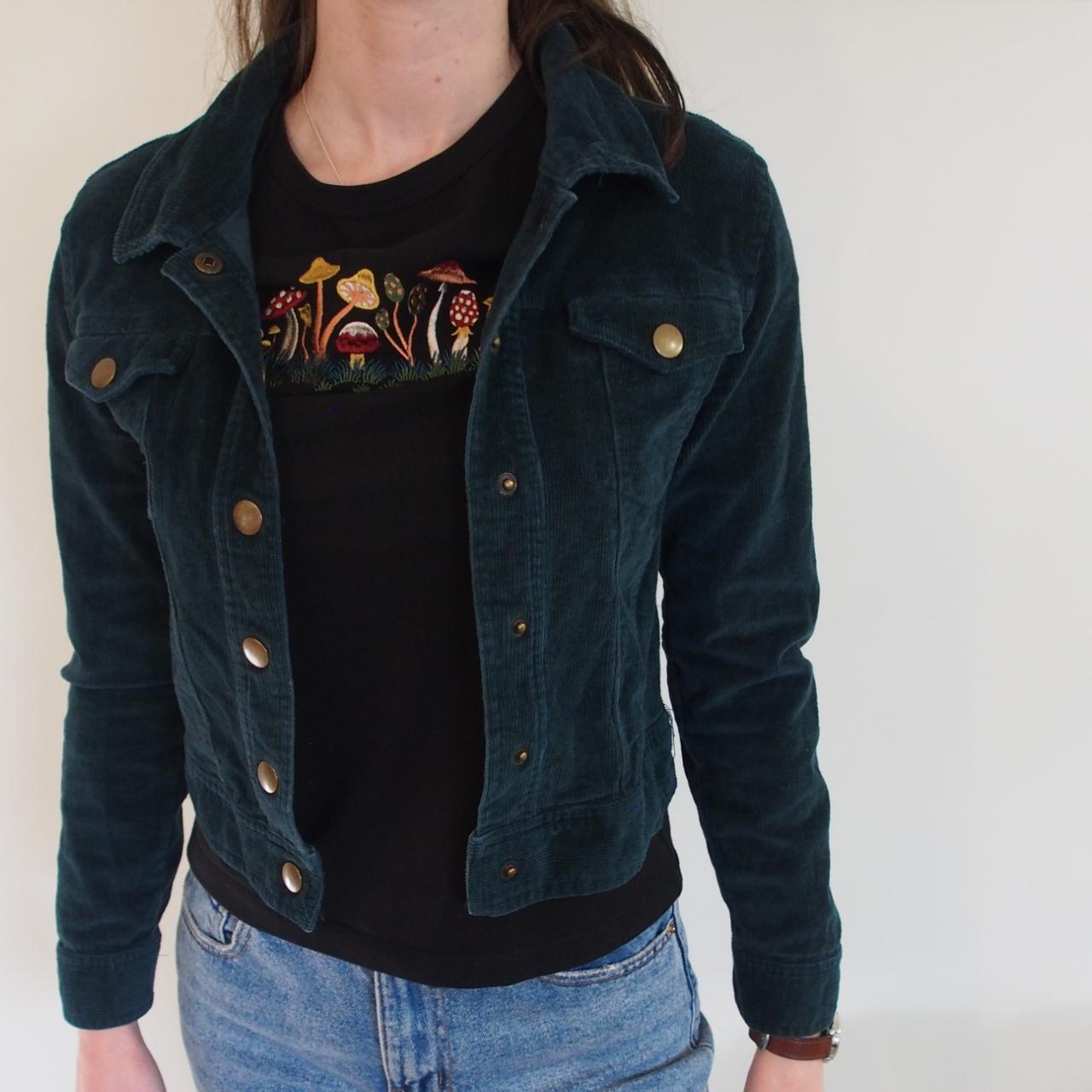 Dark green corduroy Jacket- Princess Highway Price:... - Depop