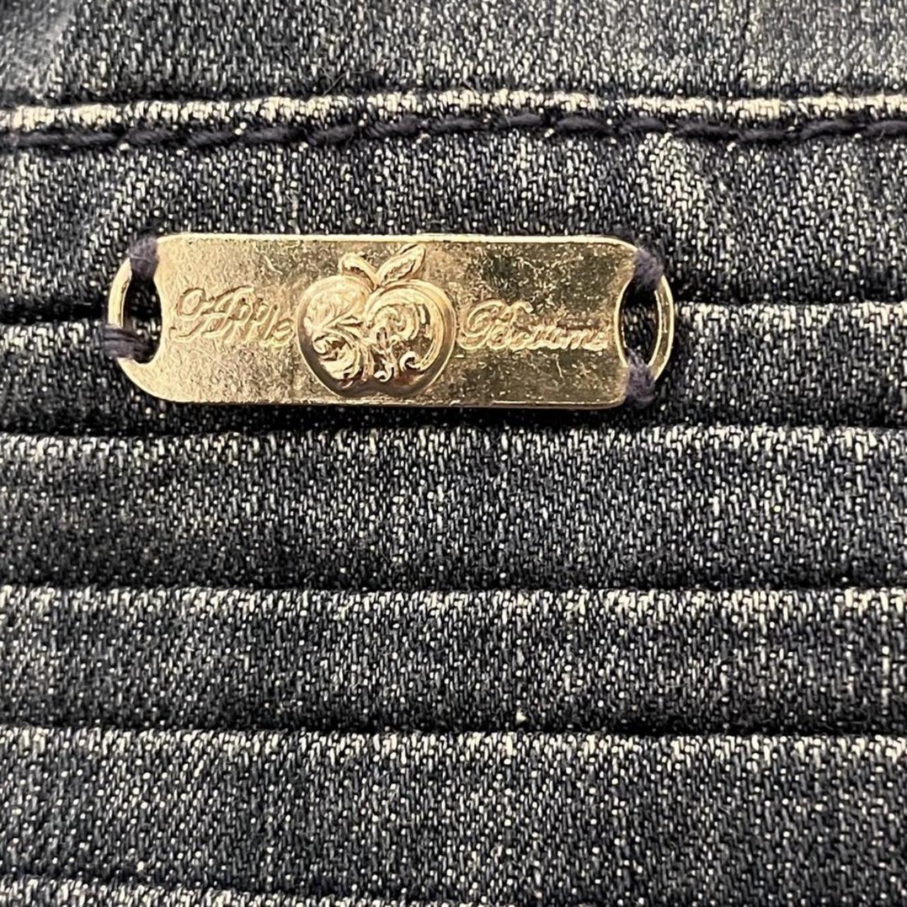 Apple Bottom Jean Strapless Denim Jean Size 3/4... - Depop