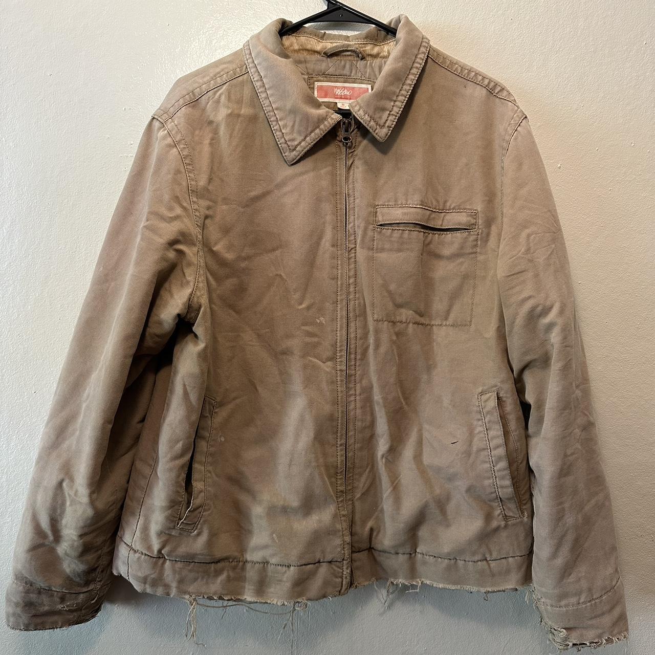 Mossimo work jacket Definitely well loved, has some... - Depop