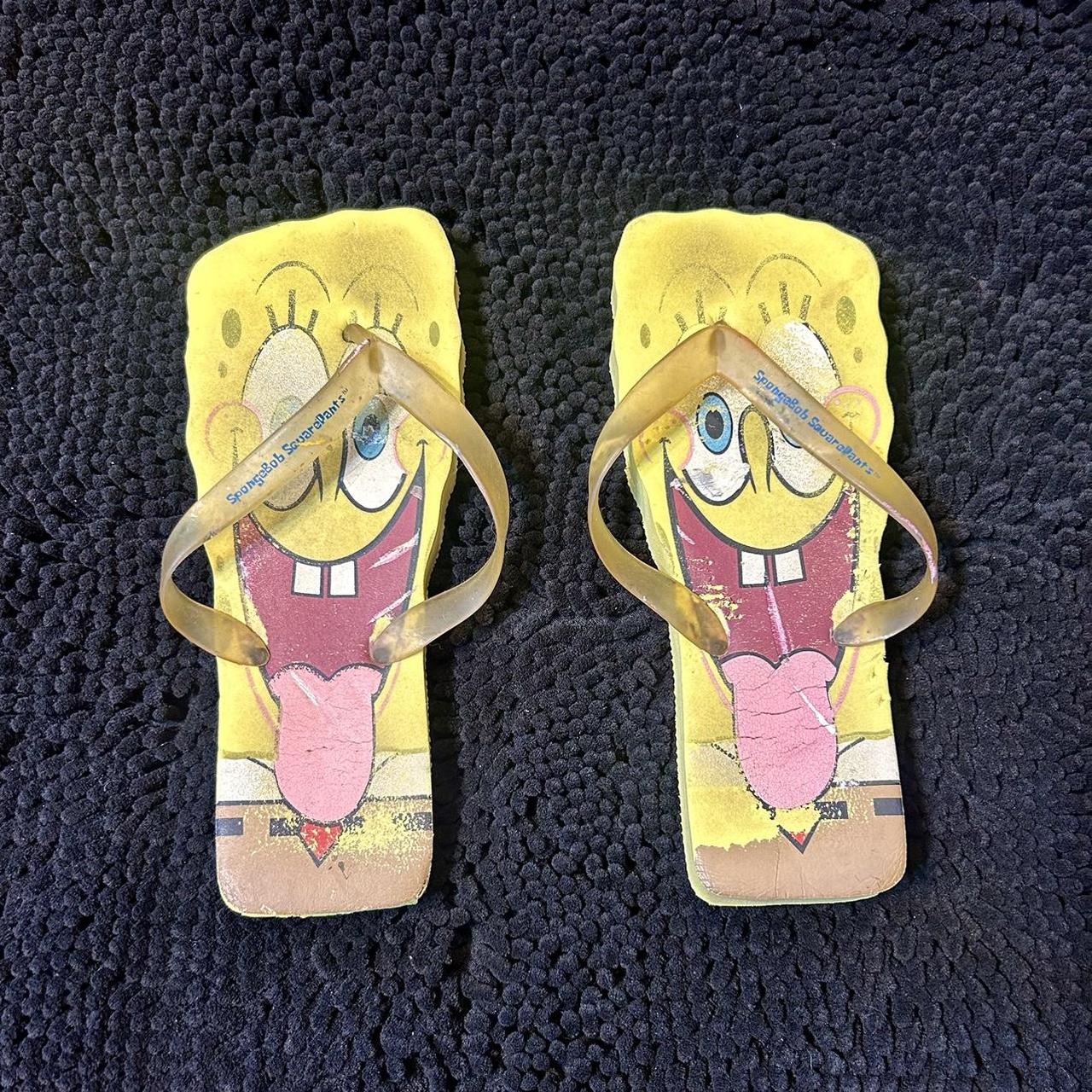 Spongebob Squarepants Flip Flops! 11in insole, 1in... - Depop