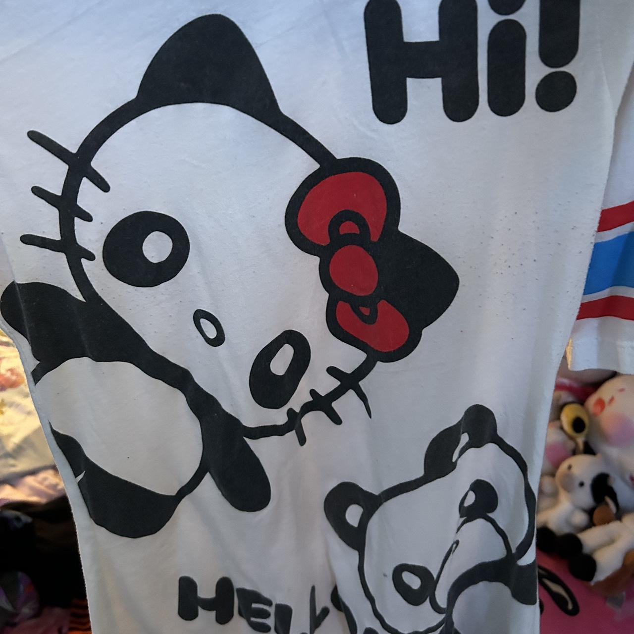 Large Hello Kitty Panda Kids Shirt - Depop