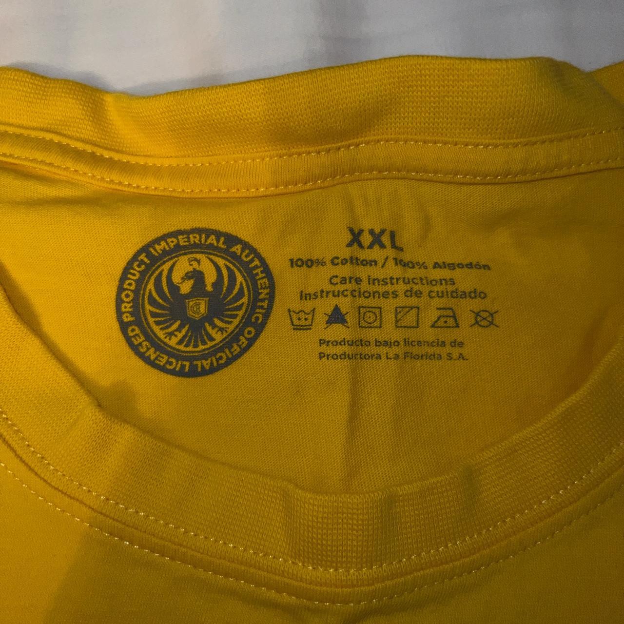 Yellow Imperial Costa Rican Beer Men’s T-Shirt Size:... - Depop