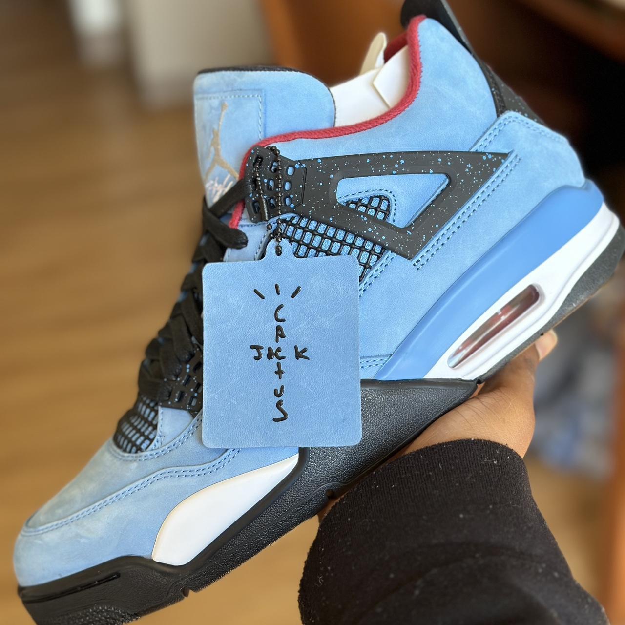 Air Jordan 4 Travis Scott Cactus Jack With... - Depop