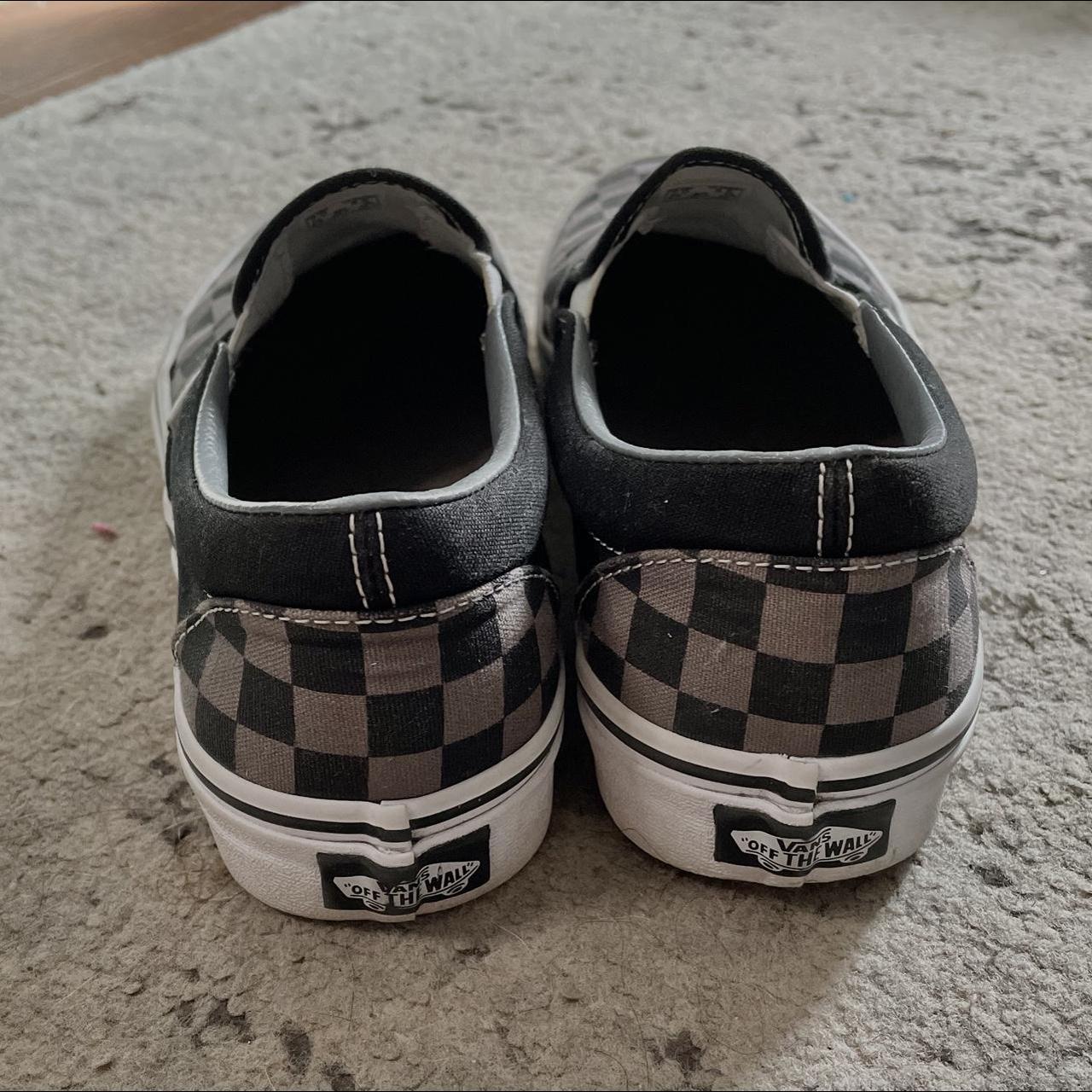 Grey and Black Vans. Smoke free home. - Depop