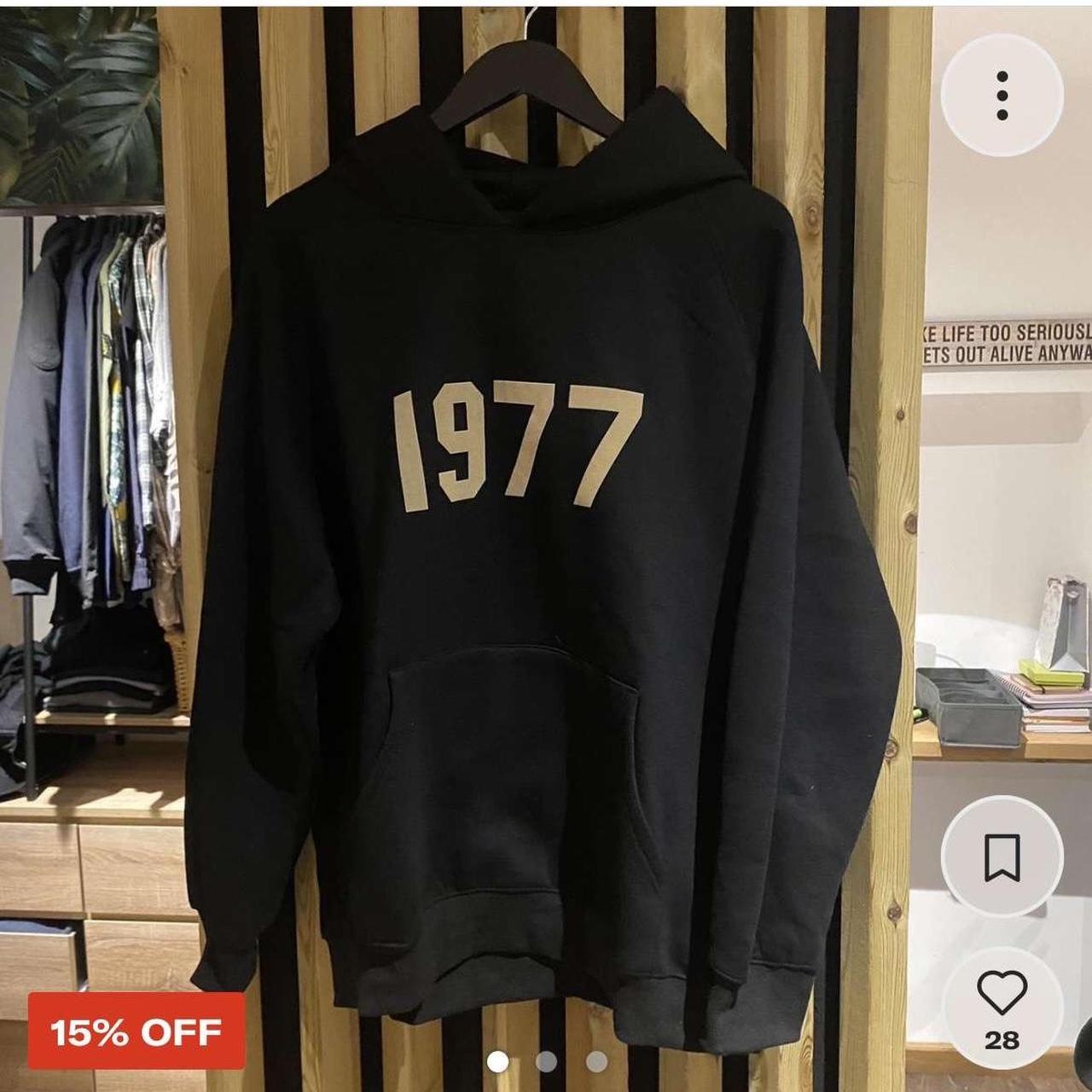 1977 essential hoodie Size large Ship same day/next... - Depop