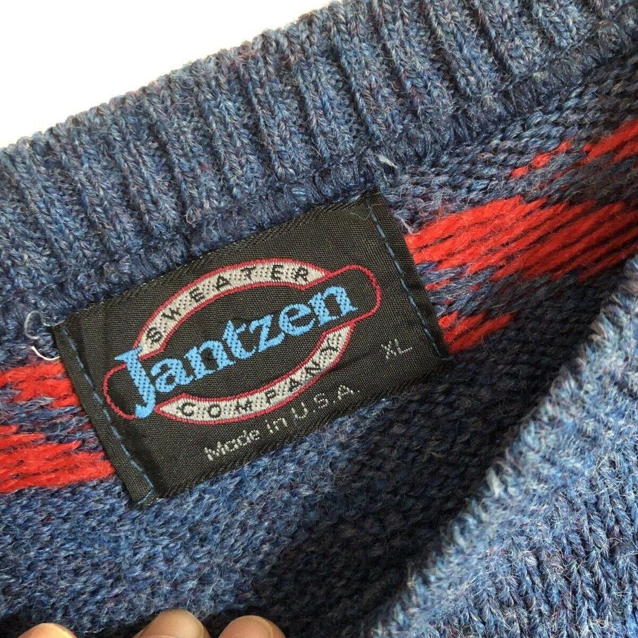 Jantzen USA Mens Vintage 90s Retro Crazy Geometric... - Depop