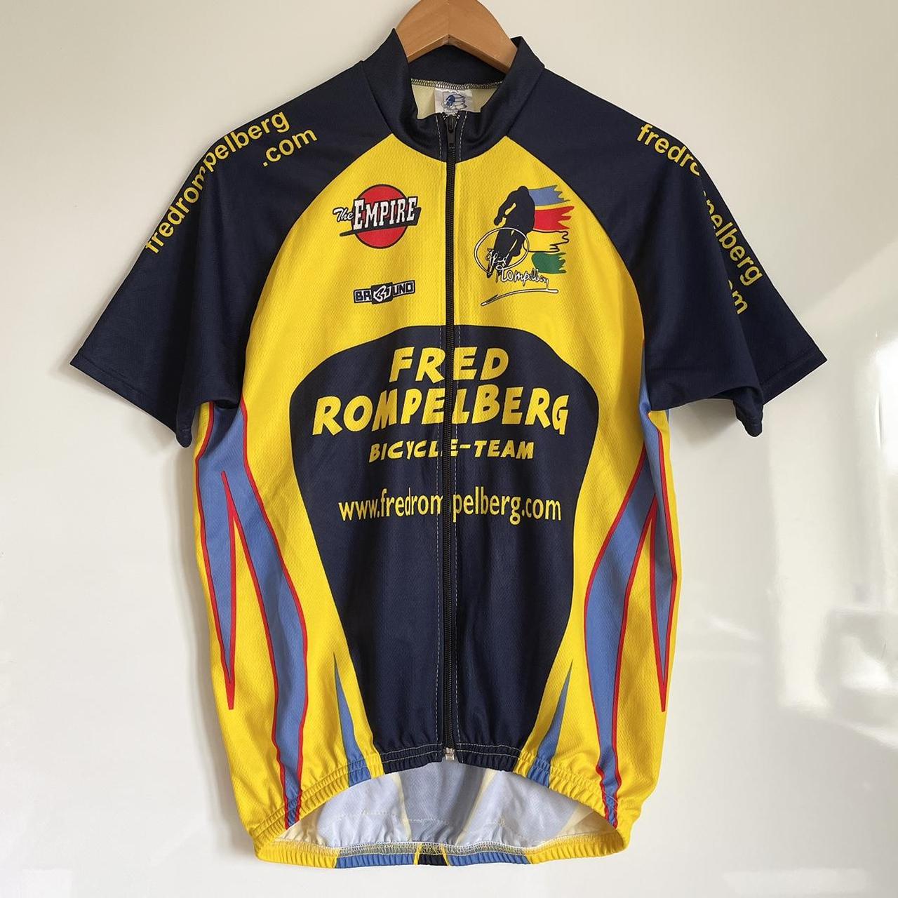 FRED ROMPELBERG Cycling Jersey Men’s Full Zip Short... - Depop