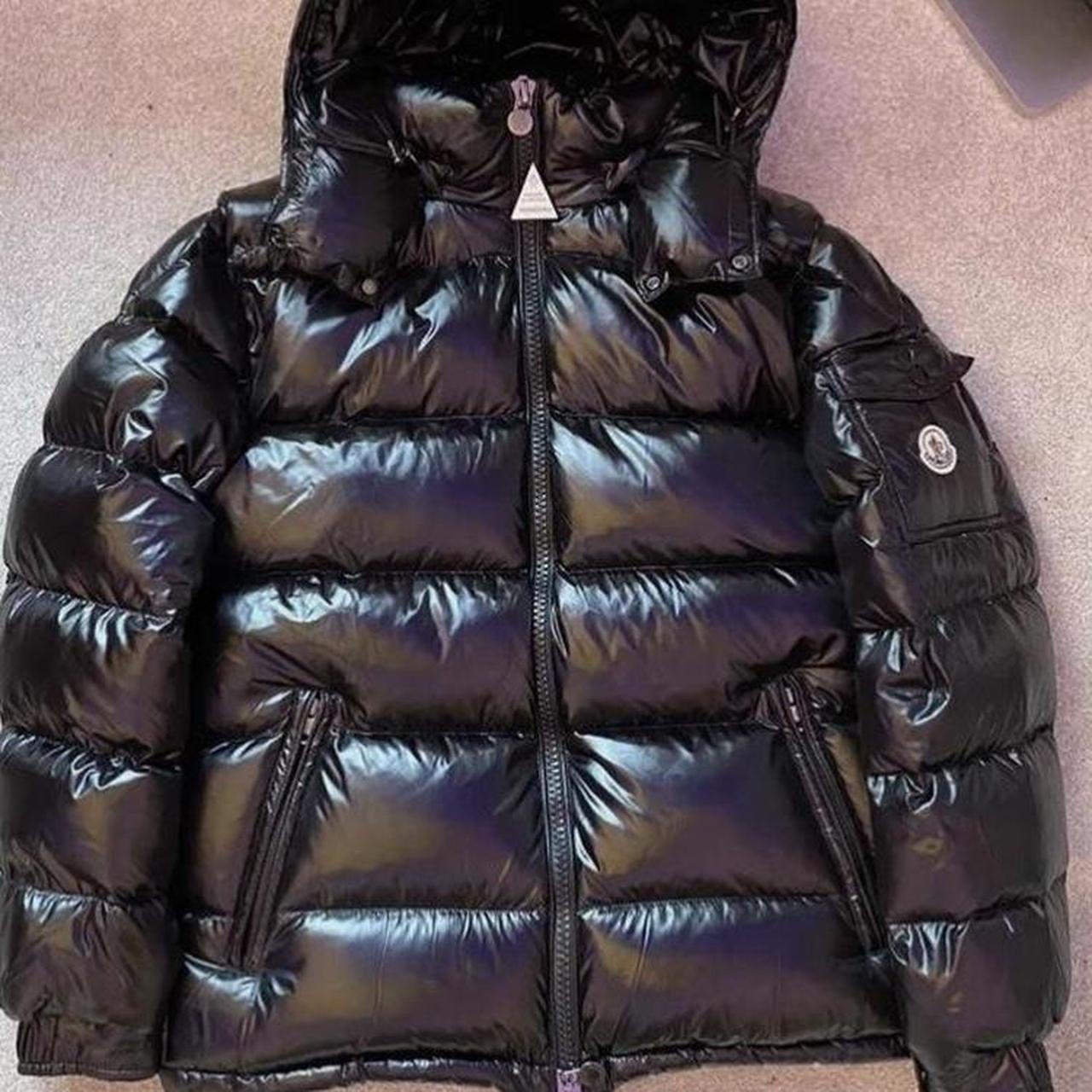 Moncler maya coat medium (3) Immaculate... - Depop