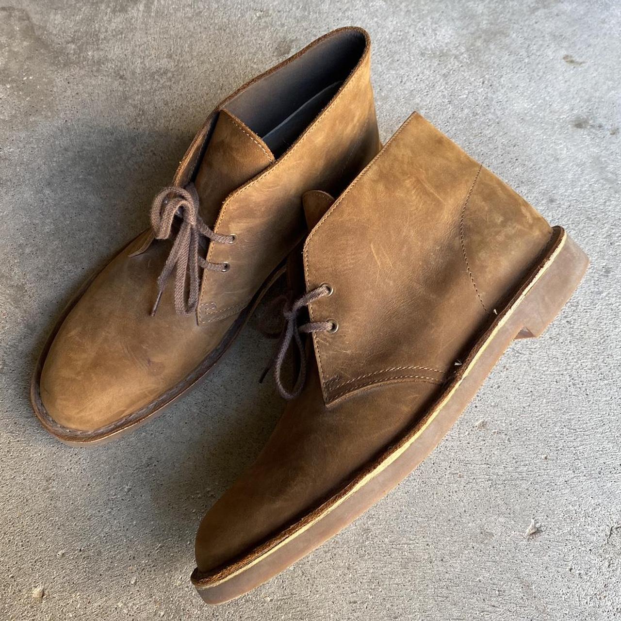 Clarks brown leather men’s Chelsea boots Men’s 11.5... - Depop