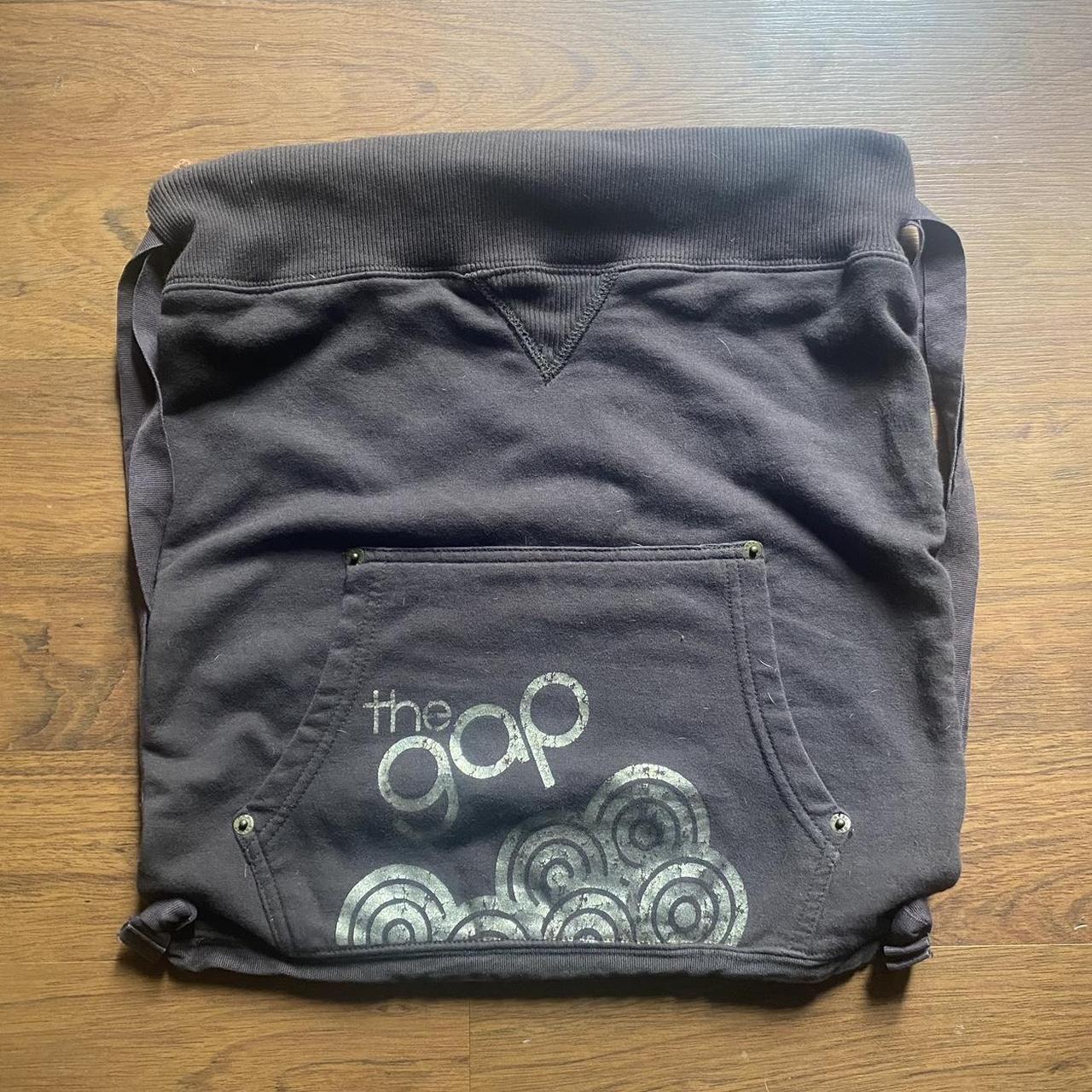 Y2k gap hoodie drawstring bag 16” #vintage #gap... - Depop