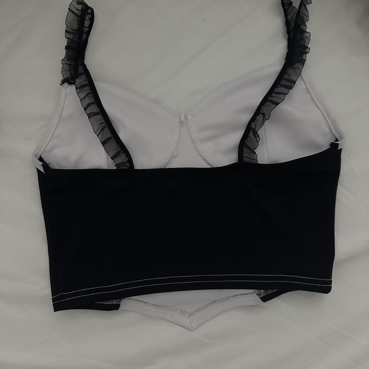 Small cute butterfly top, fits really good!... - Depop